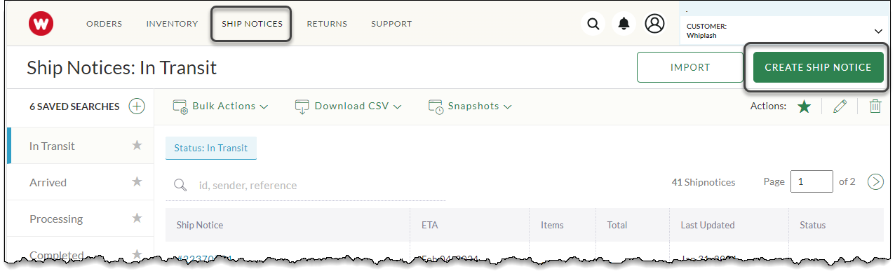 Ship Notices – Help Center