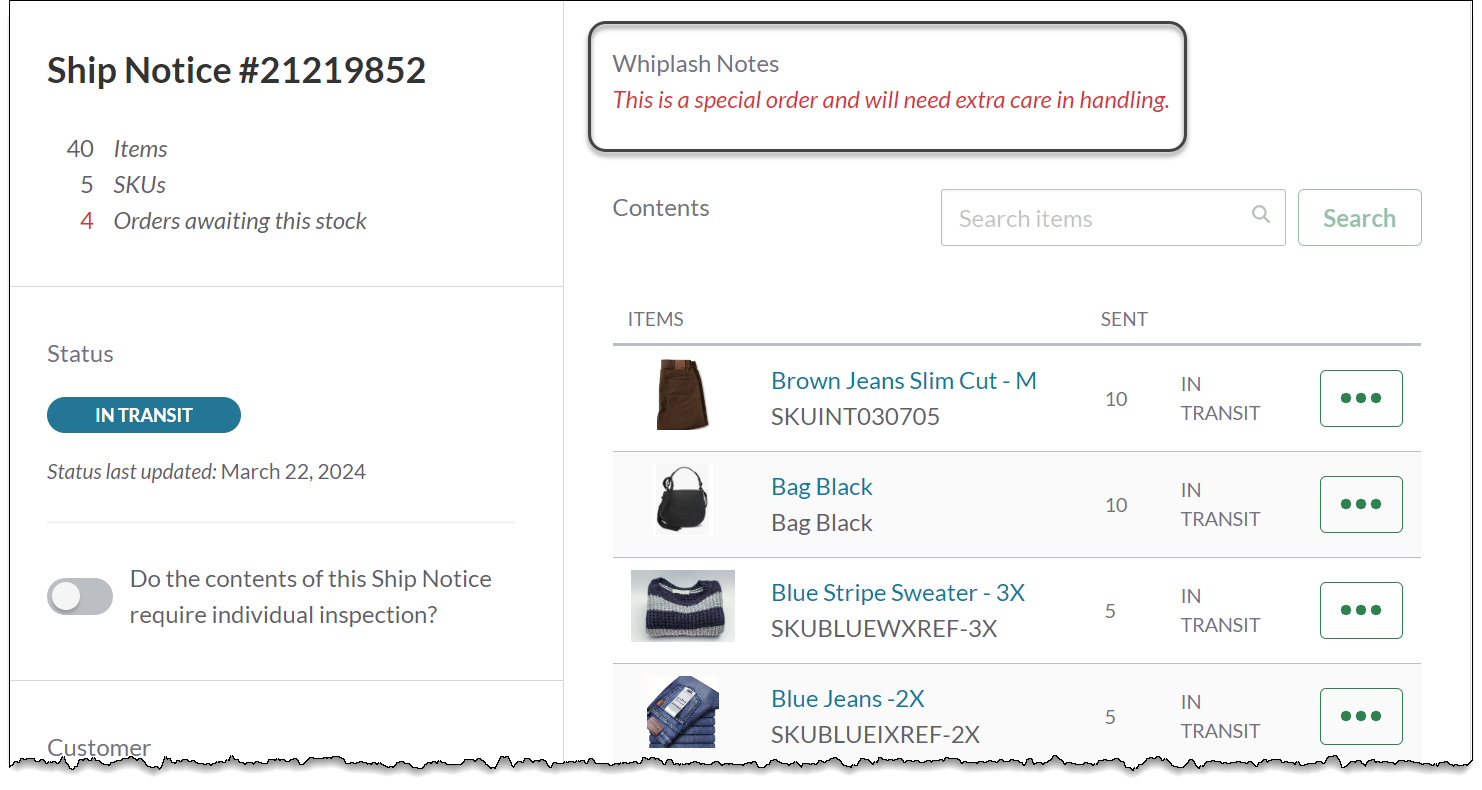 Ship Notices – Help Center